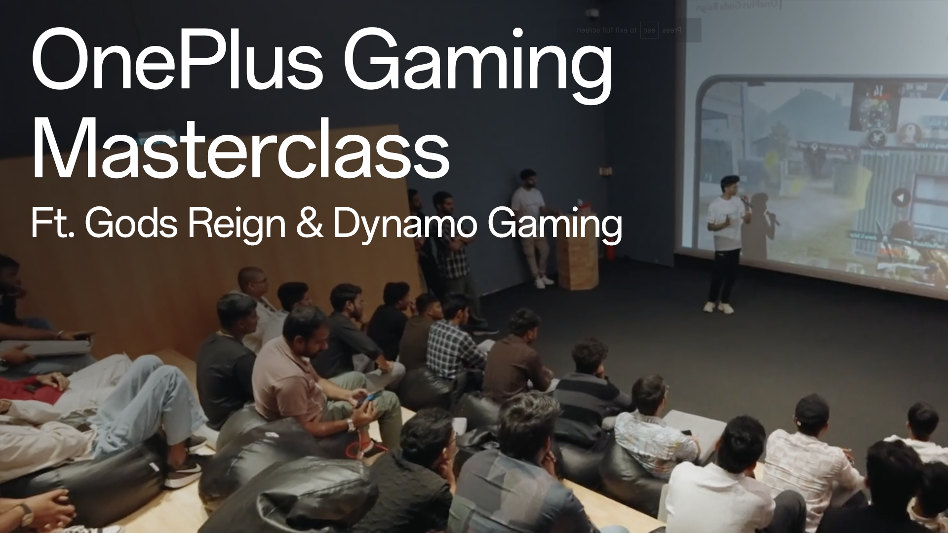 [Recap] OnePlus Gaming Masterclass Ft. Gods Reign & Dynamo Gaming