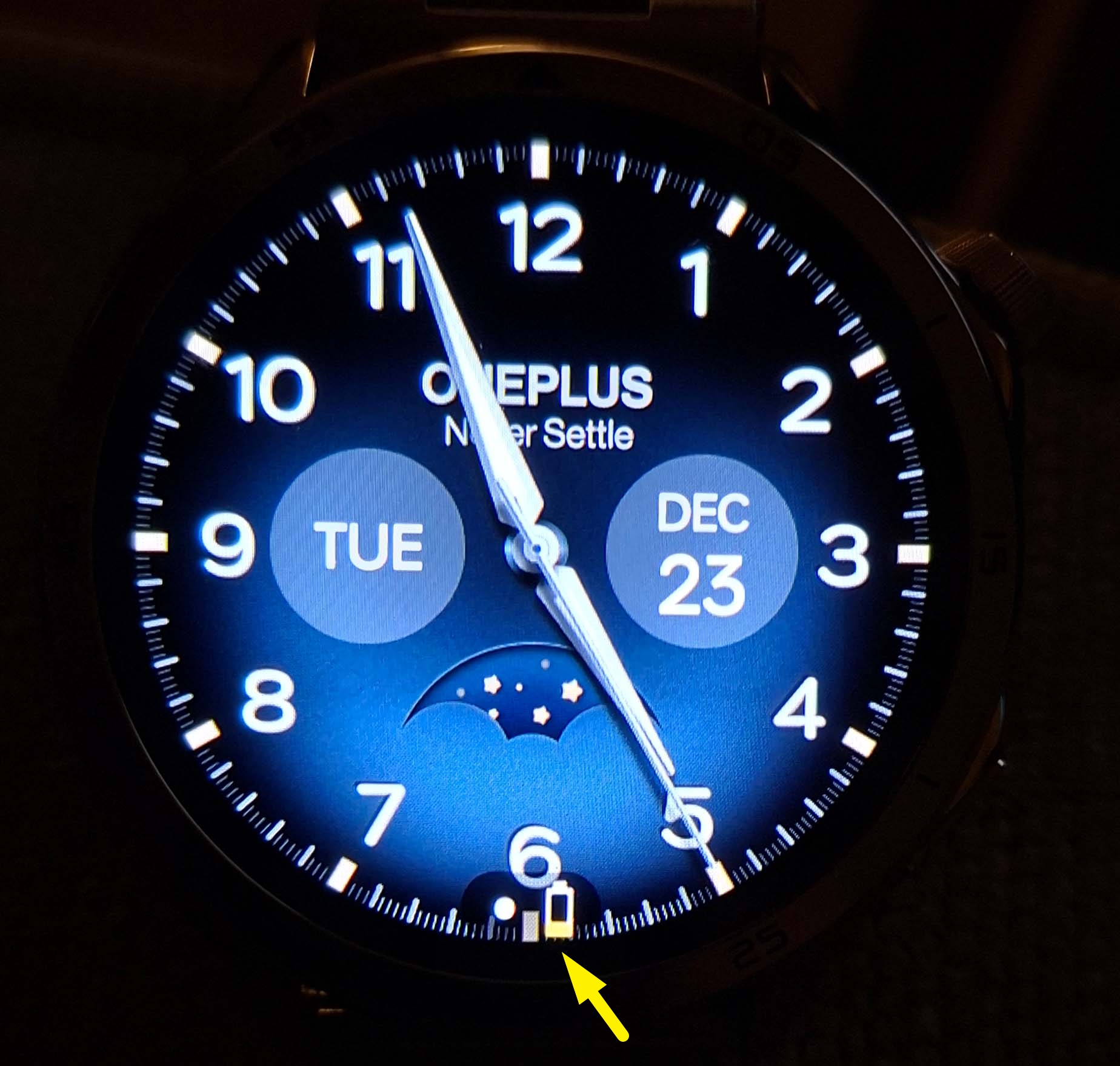 OnePlus Watch 3 - Low Battery Icon